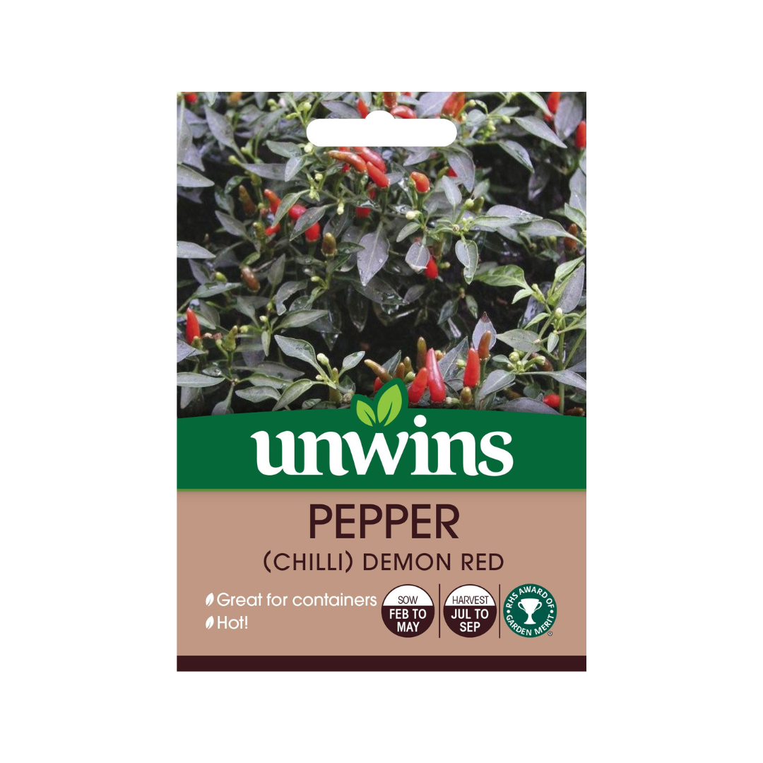 Unwins Pepper (Chilli) Demon Red Seeds – Monahans Fuels and Garden Centre